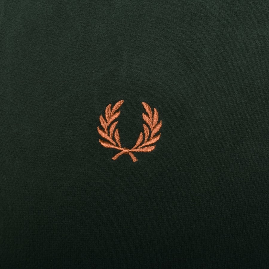 Fred Perry Hooded Smock Sweatshirt Green | Mainline Menswear Fred Perry Hooded Smock Sweatshirt Green | Mainline Menswear